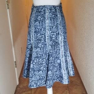 Peruvian Connection | Skirts | Peruvian Connection Floral Skater Skirt ...
